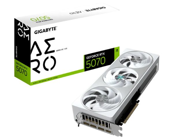 GIGABYTE nVidia GeForce RTX 5070 AERO 12GB 192bit GV-N5070AERO OC-12GD rev. 1.0 grafička karta