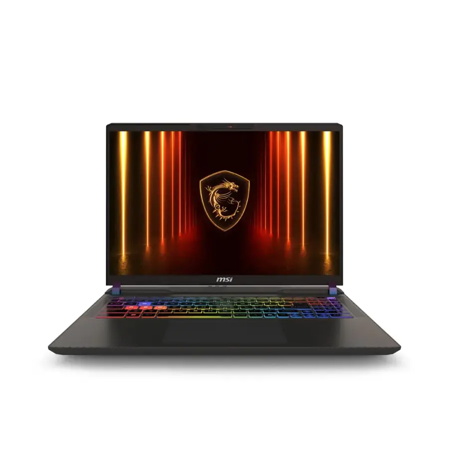 MSI - 18" Gaming Laptop 2560 x 1600 (QHD+) - AMD Ryzen 9 9955HX with 32GB Memory - GeForce RTX 5070 Ti - 2 TB SSD - Cosmo Gray, Gray