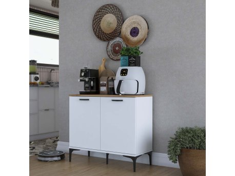 HANAH HOME Coffee komoda u beloj boji JE190 3793