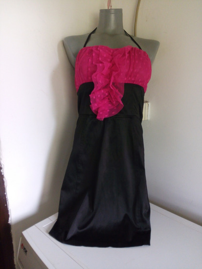 Tally Weijl crna sa pink haljina 36