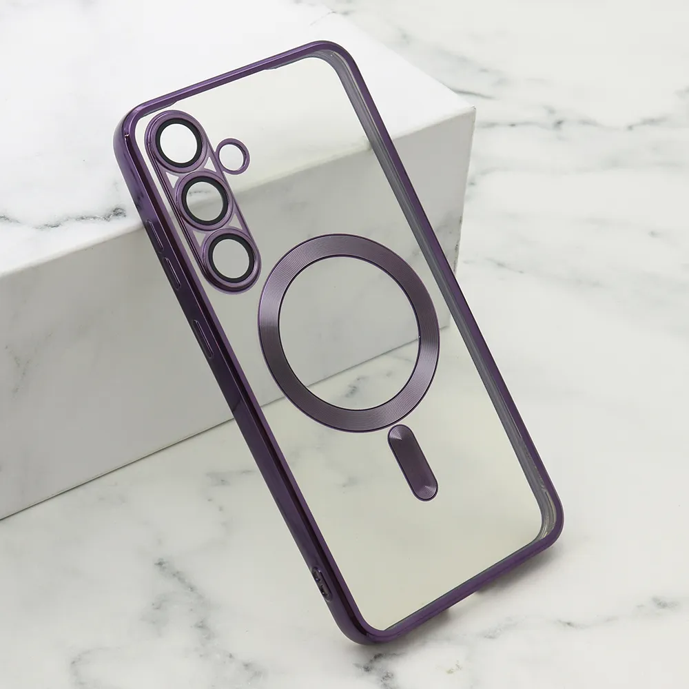 Futrola CAMERA PROTECT MAGSAFE za Samsung S936B Galaxy S25 Plus 5G ljubicasta