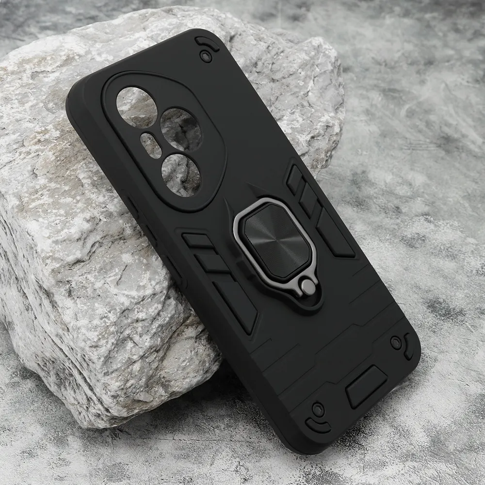 Futrola Square ring za Honor 400 Pro crna