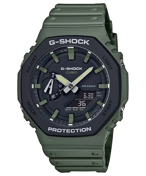 CASIO Muški sat GA-2110SU-3A, Crni