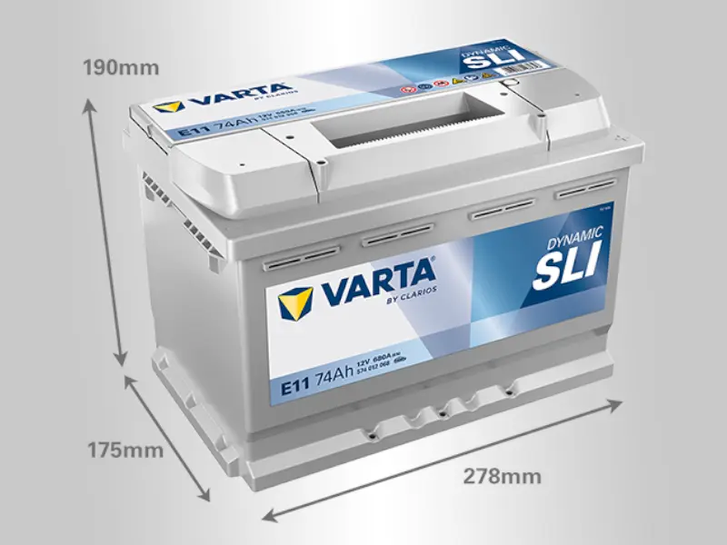 Varta Akumulator Dynamic Sli, 12V, 74Ah