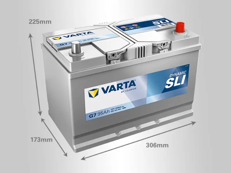 Varta Akumulator ASIA Dynamic Sli, 12V, 95Ah