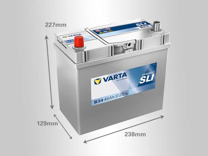 Varta Akumulator ASIA Dynamic Sli, 12V, 45Ah