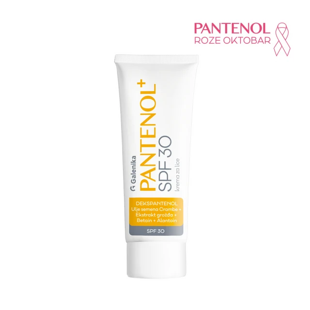 Pantenol + SPF 30 krema za lice, 50 ml