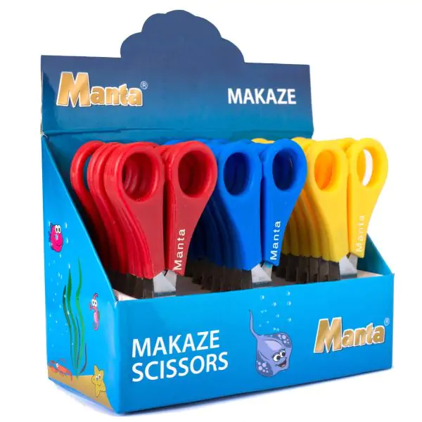 Makaze Manta plastične rainbow