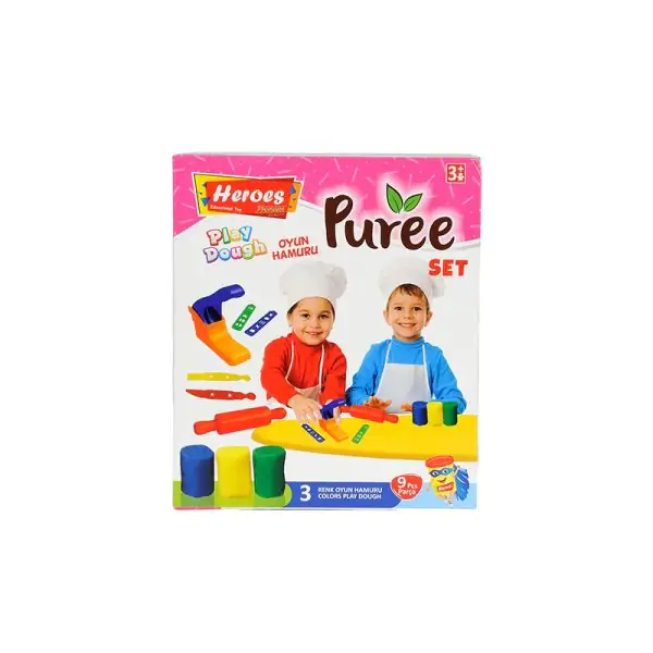 Set play dough Heroes Puree mali