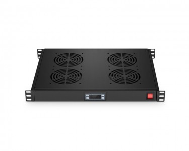 MAXPRO LINE Ventilacioni panel-polica, četiri ventilatora i termostat, 1U