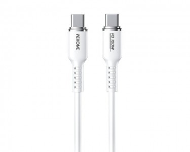 WEKOME WDC-11 Kabl 3.1 USB tip C M/M 1.2m, za Super brzo punjenje 100W/480Mbps, Silicon Soft, beli