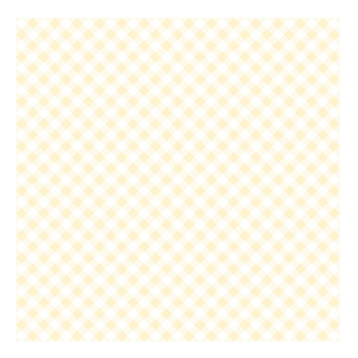 Salveta za dekupaž Diagonal Cream Check - 1 kom