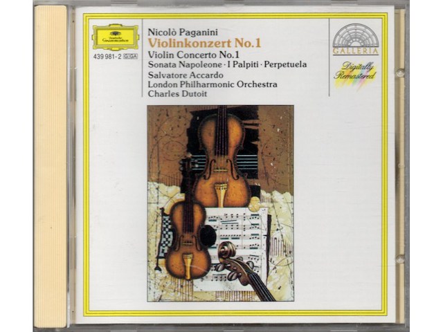Nicolò Paganini* - Salvatore Accardo – Violinkonzert