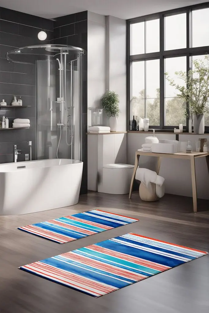 L'essentiel Maison Set prostirki za kupatilo CT-5293, 2 Komada, Šarena