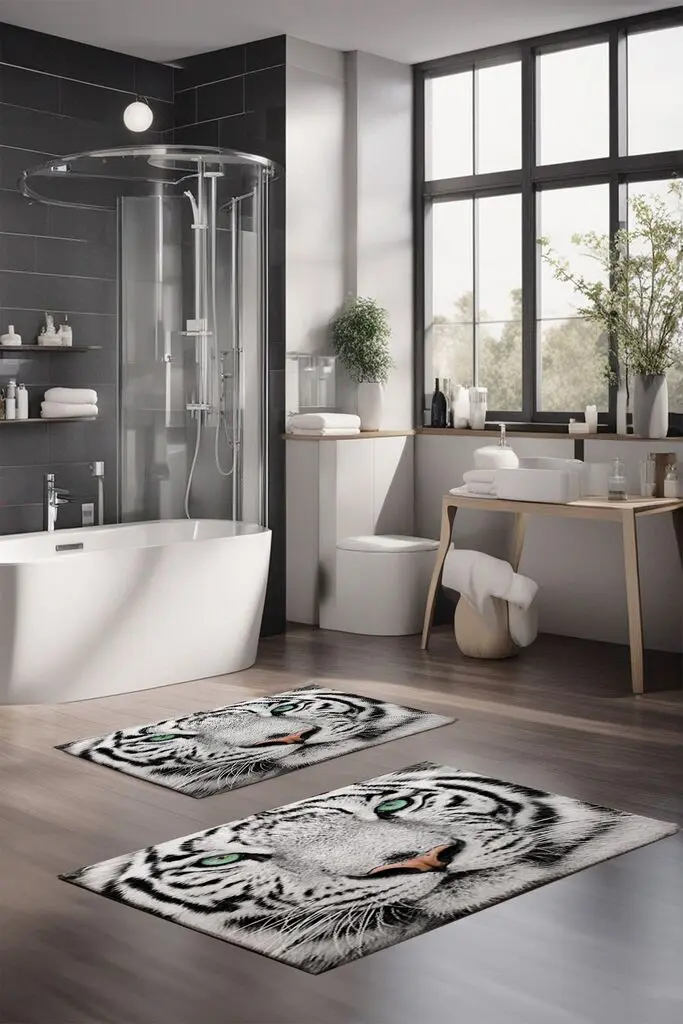 L'essentiel Maison Set prostirki za kupatilo CT-5118, 2 Komada, Šarena
