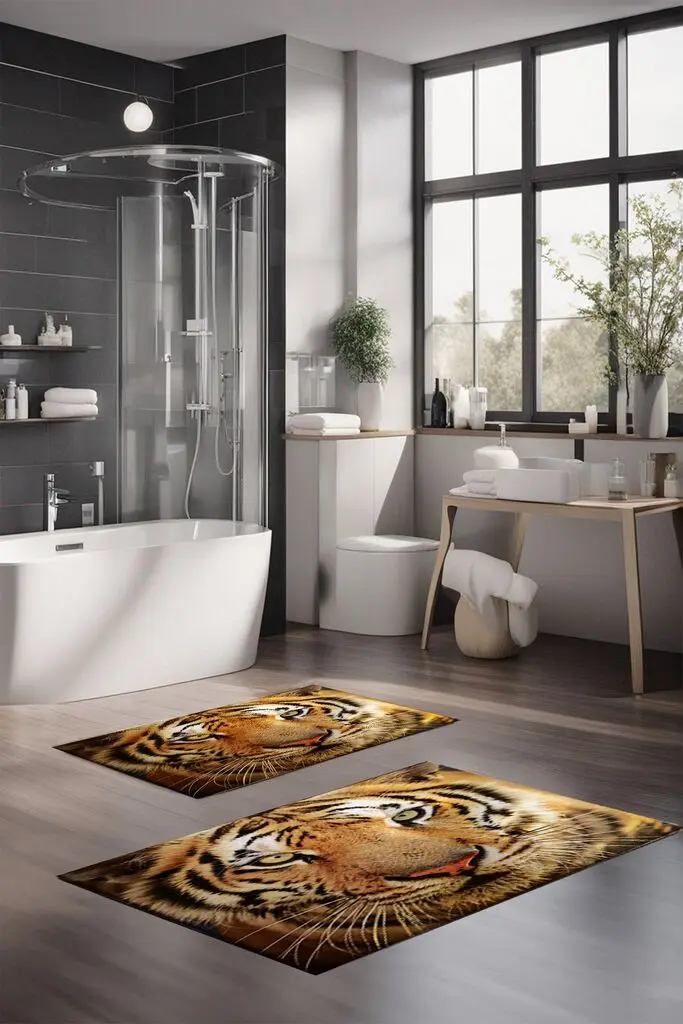 L'essentiel Maison Set prostirki za kupatilo CT-5136, 2 Komada, Narandžasta