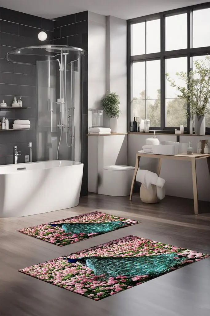 L'essentiel Maison Set prostirki za kupatilo CT-5115, 2 Komada, Šarena