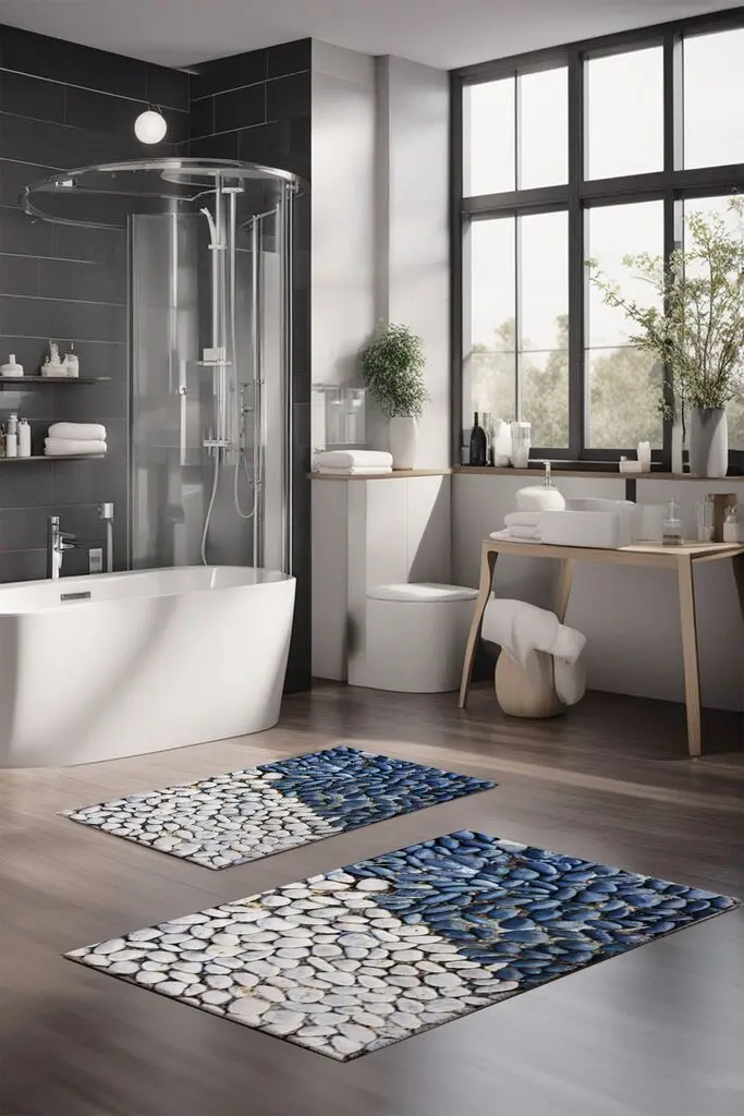 L'essentiel Maison Set prostirki za kupatilo CT-5180, 2 Komada, Šarena