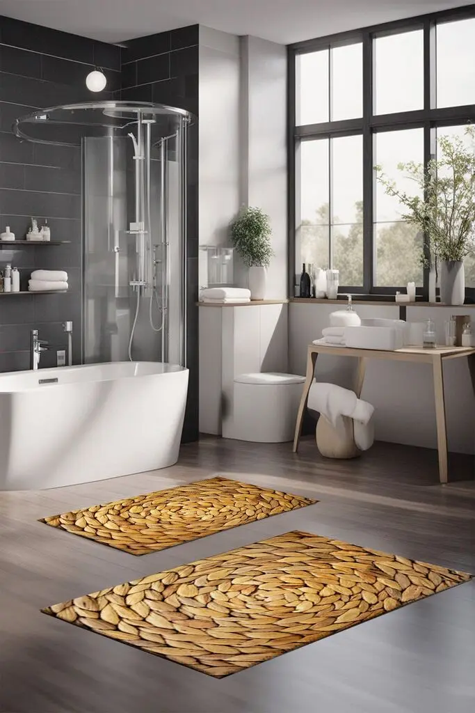 L'essentiel Maison Set prostirki za kupatilo CT-5261, 2 Komada, Bež