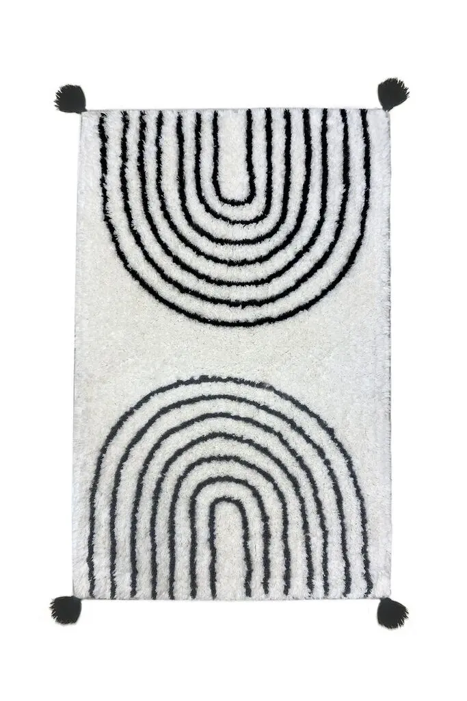 L'essentiel Maison Prostirka za kupatilo Clara, 60x100 cm, Prljavo bela