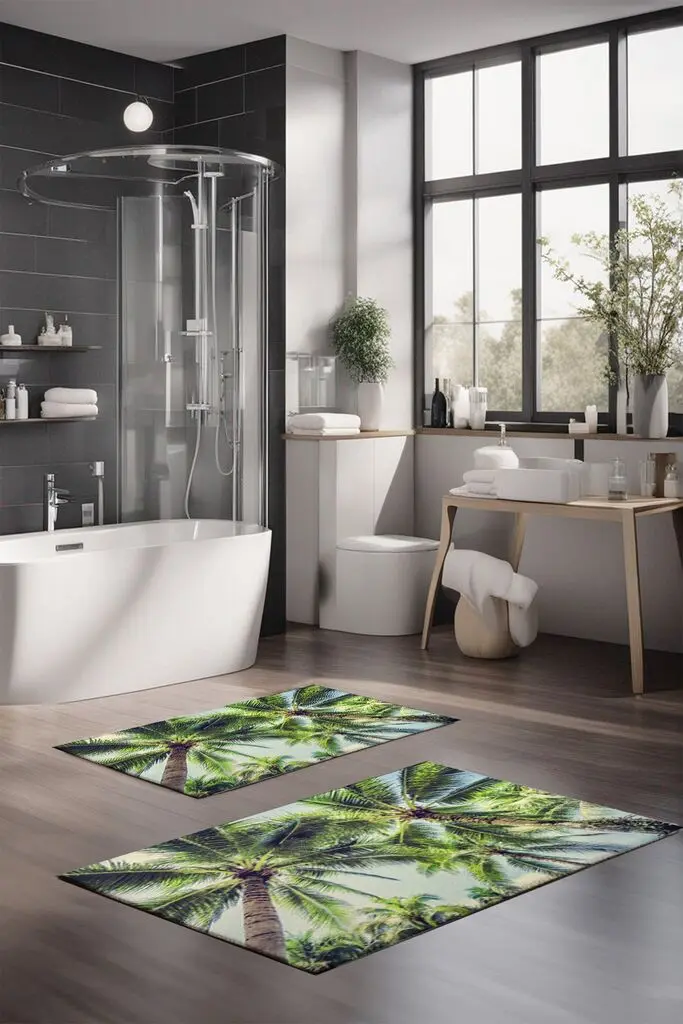 L'essentiel Maison Set prostirki za kupatilo CT-5192, 2 Komada, Šarena