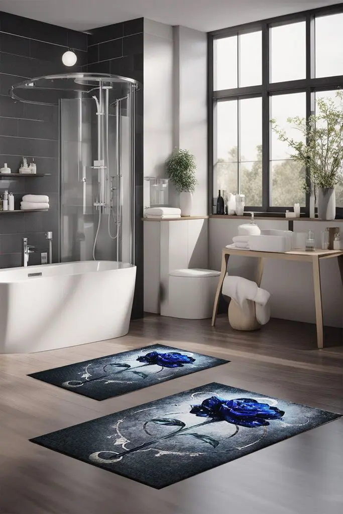 L'essentiel Maison Set prostirki za kupatilo CT-5386, 2 Komada, Siva