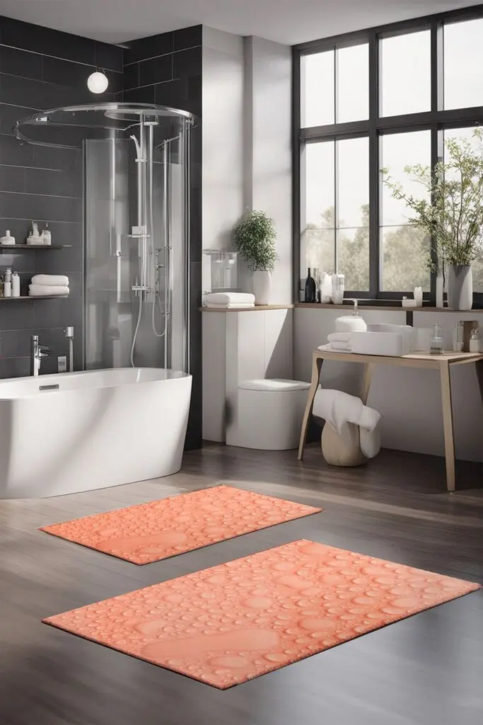 L'essentiel Maison Set prostirki za kupatilo CT-5354, 2 Komada, Svetloroze