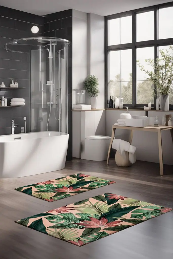 L'essentiel Maison Set prostirki za kupatilo CT-5331, 2 Komada, Šarena