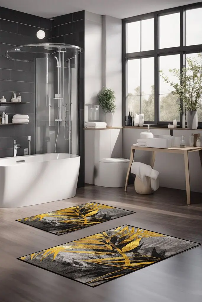 L'essentiel Maison Set prostirki za kupatilo CT-5422, 2 Komada, Šarena