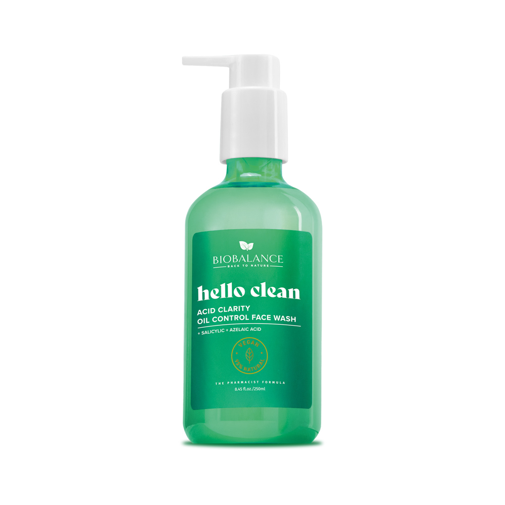 BIOBALANCE Hello Clean Acid Clarity Oil Control Face Wash 250 ml