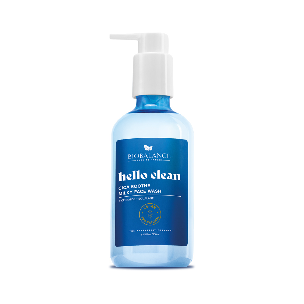 BIOBALANCE Hello Clean Cica Soothe Milky Face Wash 250 ml