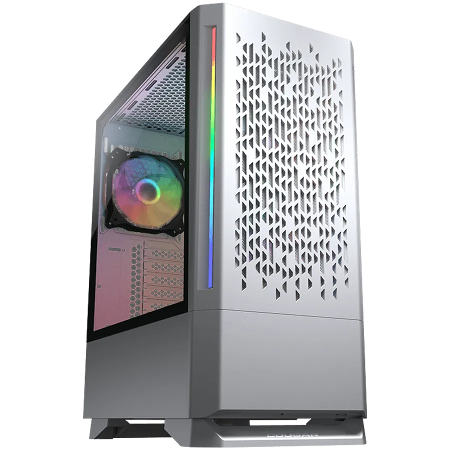 COUGAR MX430 Air RGB PC Case, Mid Tower, White