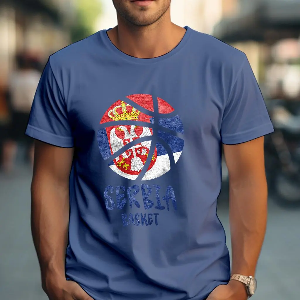 Camiseta Muška majica sa štampanim printom Cam 996, Plava