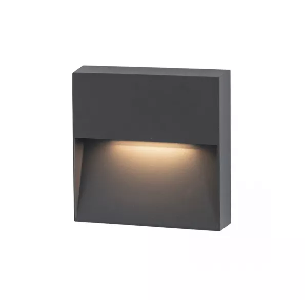 Spoljna zidna lampa 7W LED 3000K grafitna E241-G Zambelis