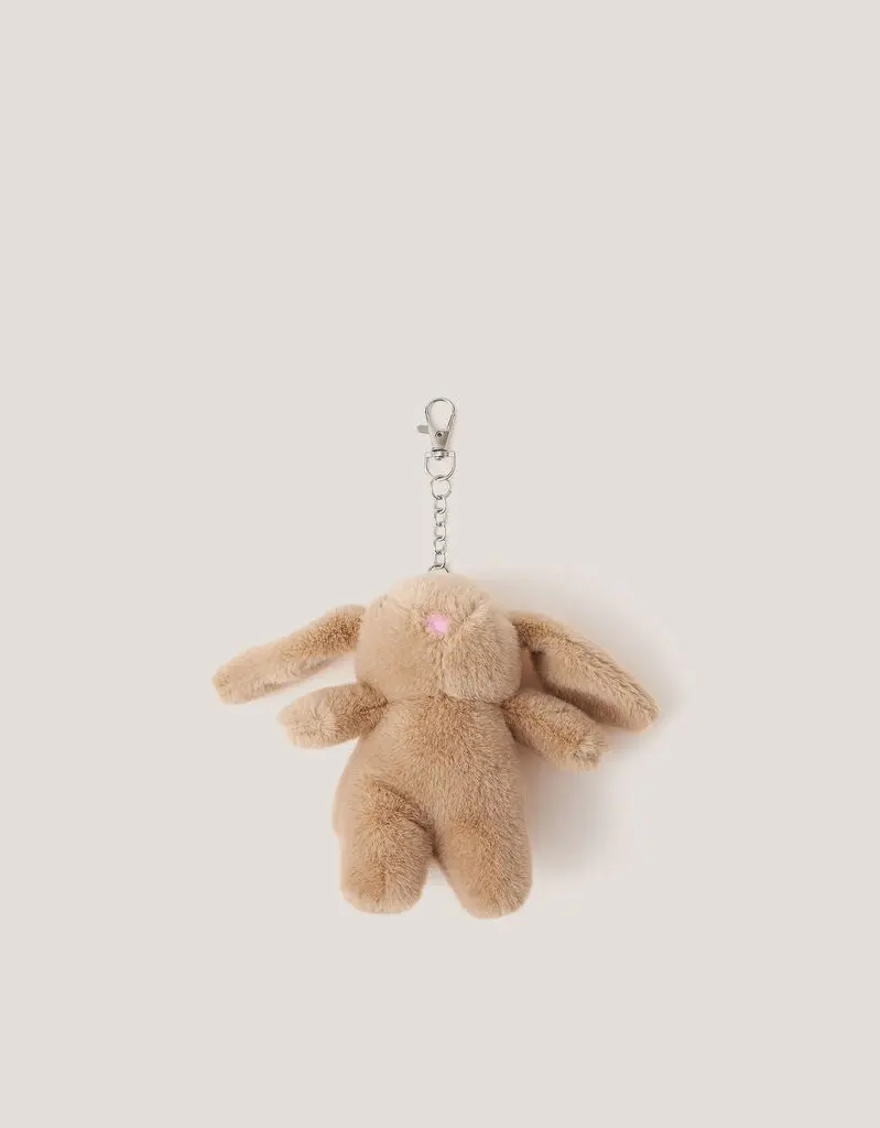 Monsoon Privezak za ranac za devojčice Teddy, Braon