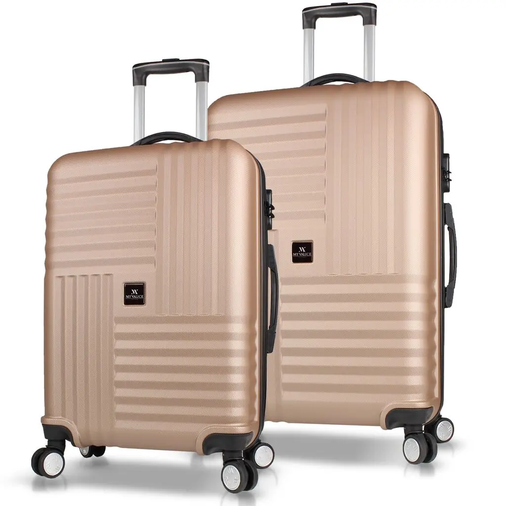 MyValice Set kofera 8401, 2 dela, Zlatne boje