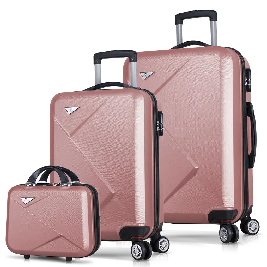 MyValice Set kofera 8367, 3 dela, Rose Gold