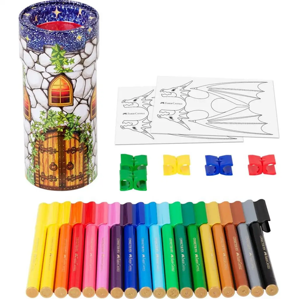 Faber Castell Set flomastera u kutiji Dvorac, 18 komada