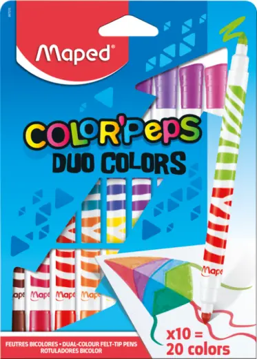 Maped flomastere /10 duo karton 847010