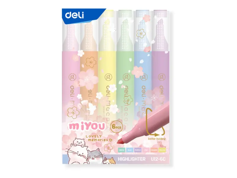 DELI Flomasteri Signar EU126C, 6 komada