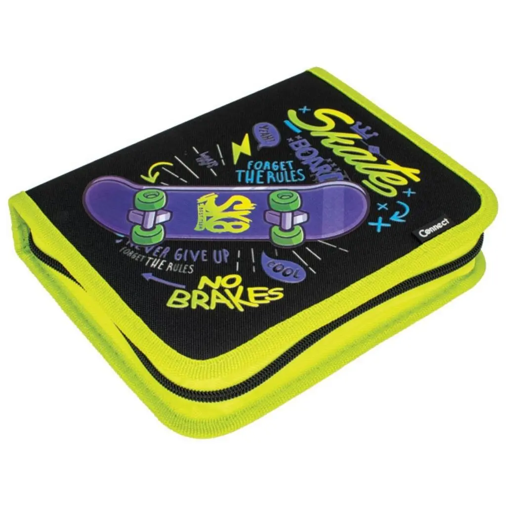 Connect Puna pernica za dečake Skater 1A, Crno - žuta