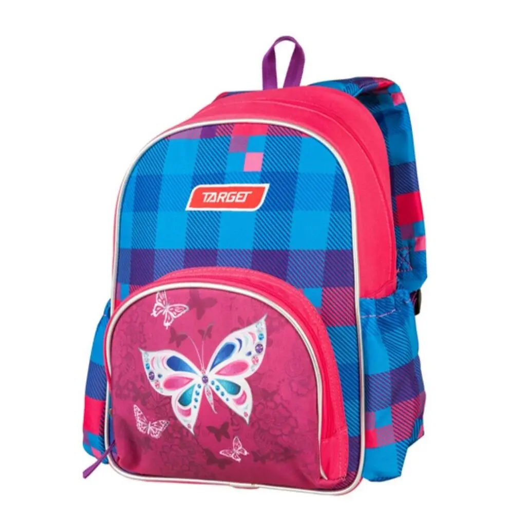 Target Ranac za vrtić Butterfly silk, Plavi