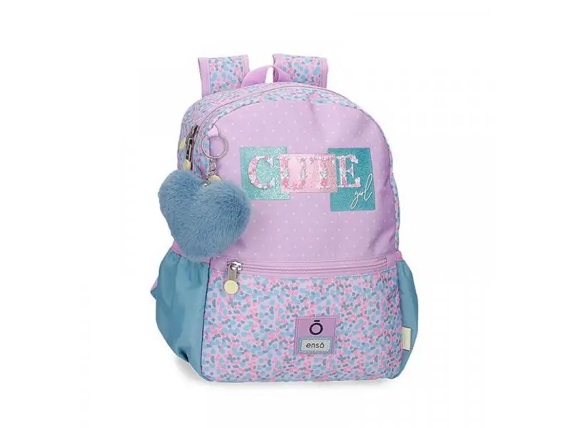 ENSO Ranac za devojčice 32 cm Cute 9532321 ljubičasti
