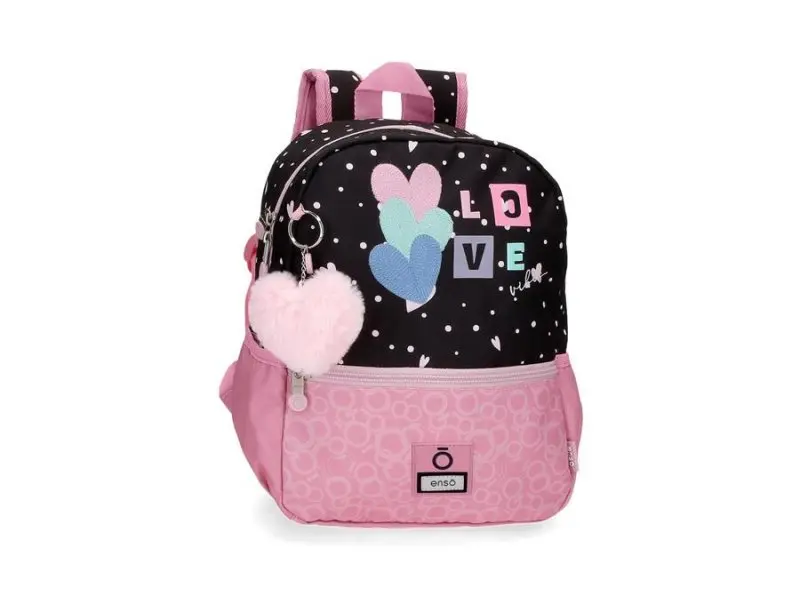 ENSO Ranac za devojčice 32 cm 9452121 roze