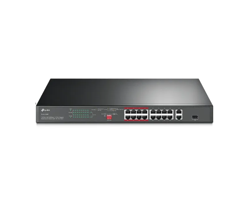 TP-LINK TL-SL1218P POE 16 PORTA 10/100MBS + 2GIG LAN
