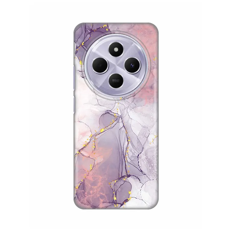 Maska Silikonska Print za Xiaomi Redmi 14C Pink Marble