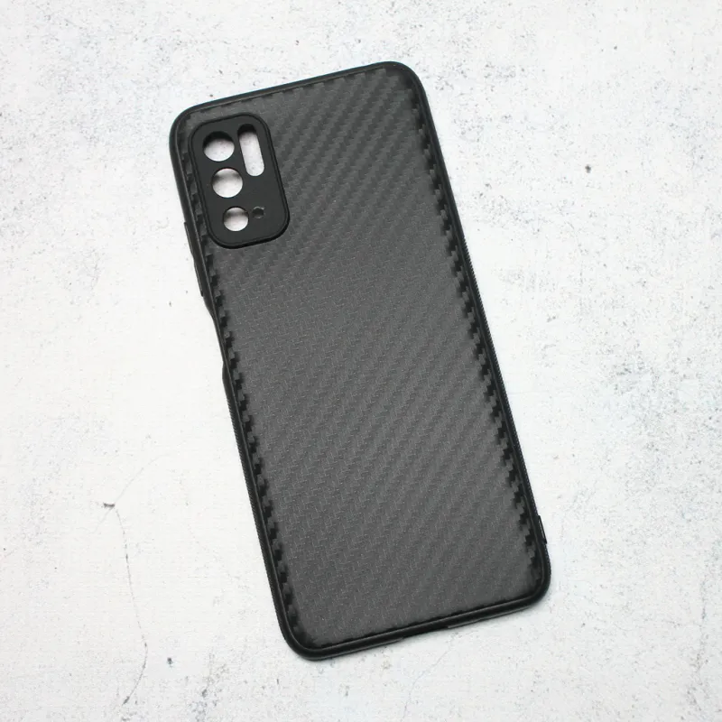 Maska Carbon fiber za Xiaomi Redmi Note 10 5G crna