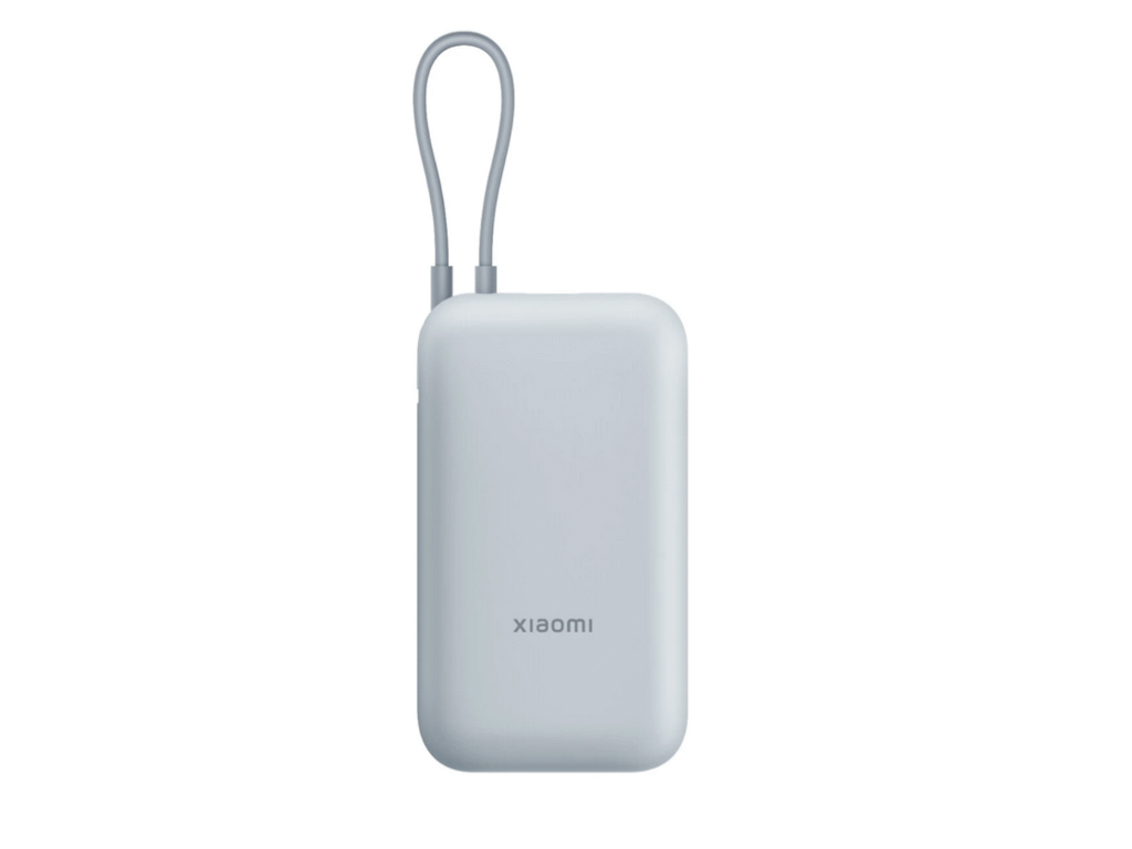 Prenosivi Punjac XIAOMI Power Bank 10000mAh/USB Tip-C/integrisan kabl/plava