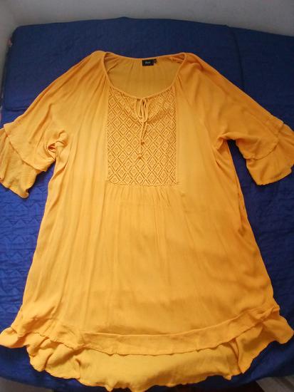Zizzi senf-zuta viskoza haljina/tunika, XL