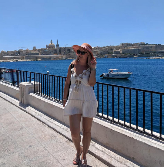 Bela boho haljinica AKCIJA -10%